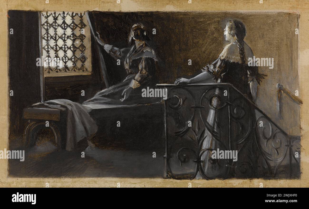 Guillaume DEMAREST. Illustration for "Han of Iceland". Oil on canvas ...