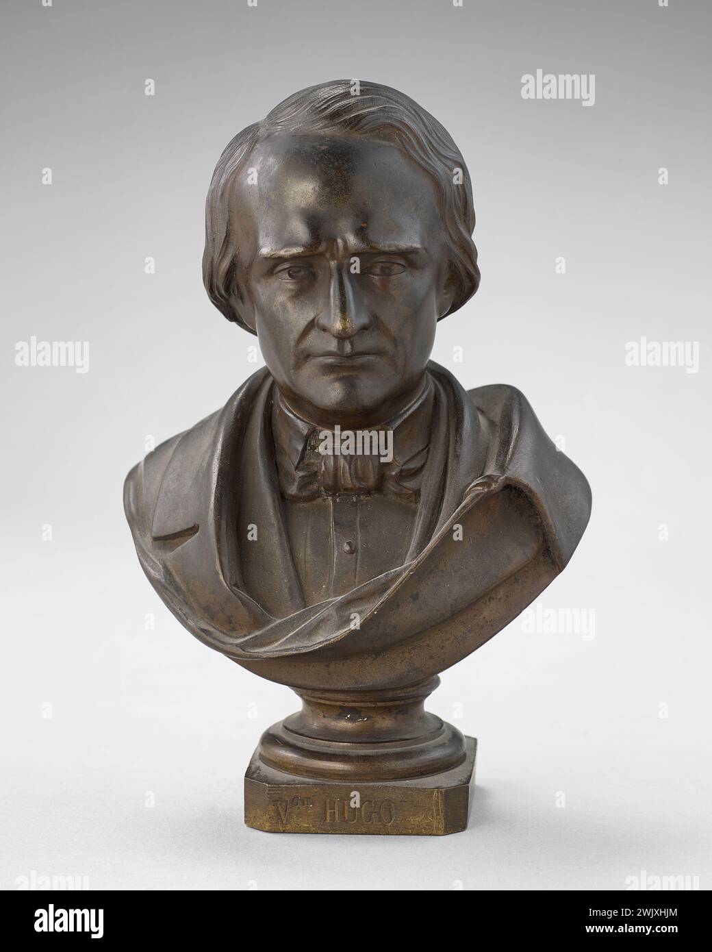 BULIO, Jean (n.1827 - D.1911), Victor Hugo (dummy title). Bronze ...