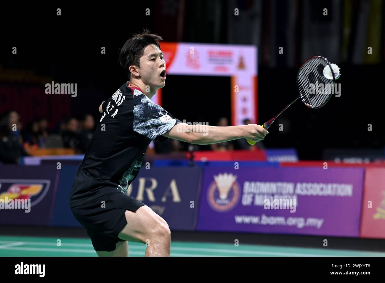 Shah Alam, Malaysia. 17th Feb, 2024. Jung Min Seon of South Korea ...