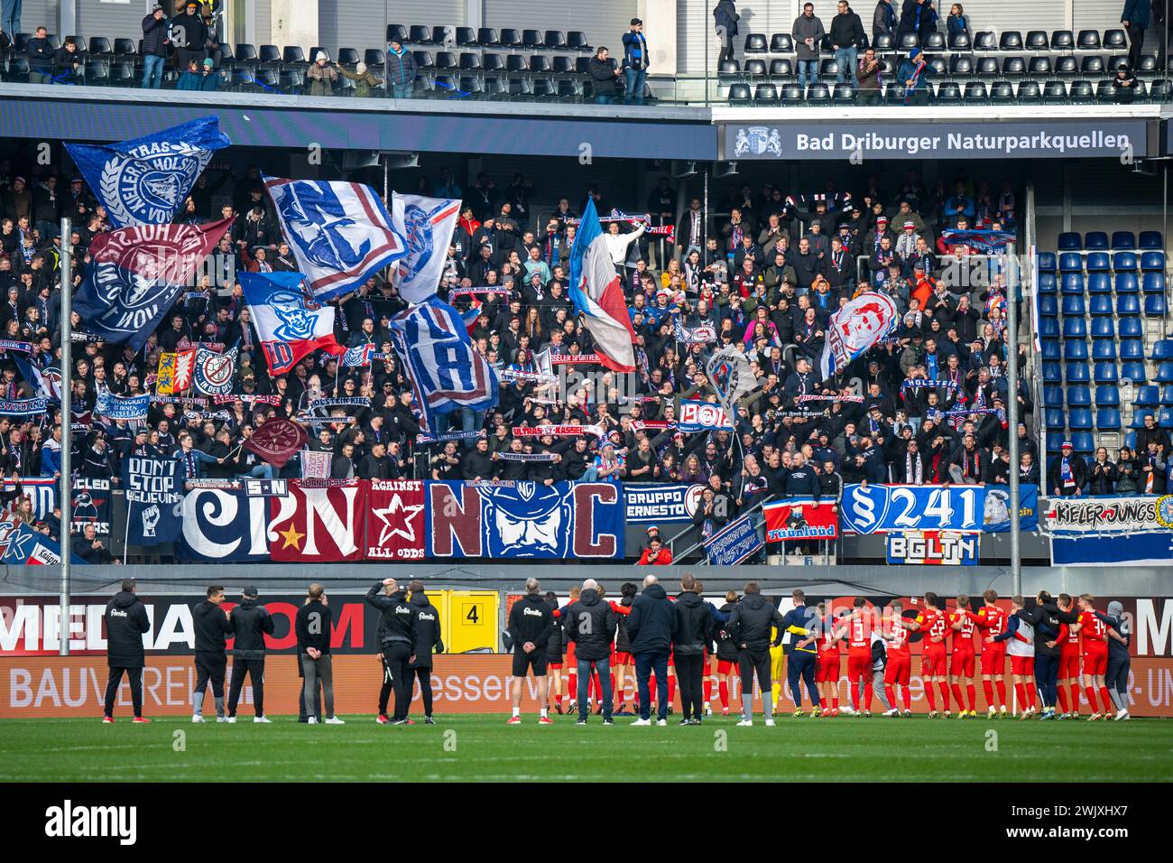 Paderborn, Germany. 17th Feb, 2024. Soccer: Bundesliga 2, SC Paderborn ...
