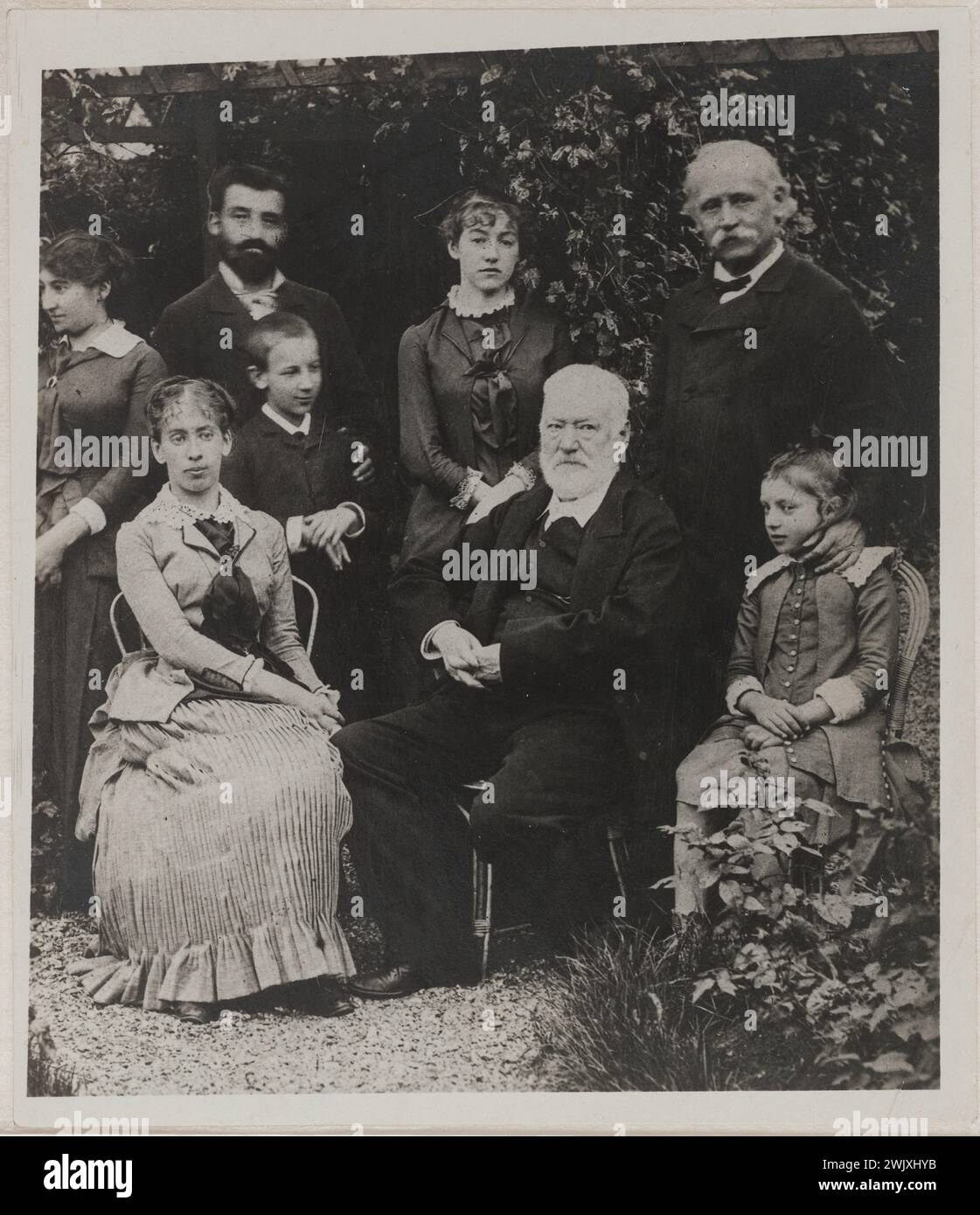 Anonymous. Victor Hugo and the Meurice family in Veules-les-Roses ...