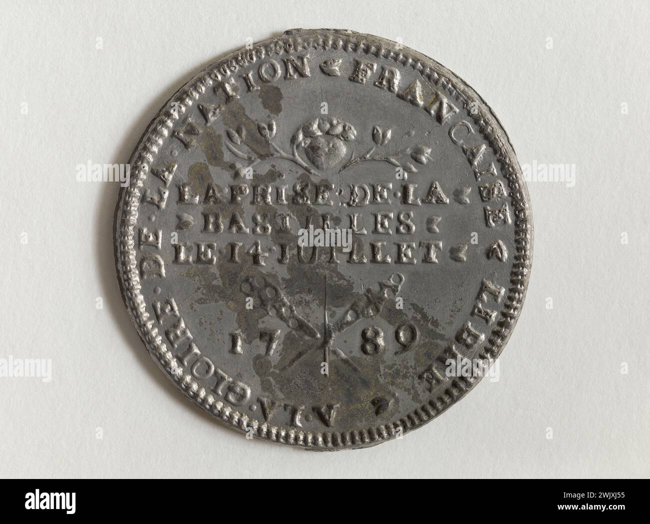 Anonymous. "Take the Bastille, July 14, 1789". Etain, 1789. Paris ...