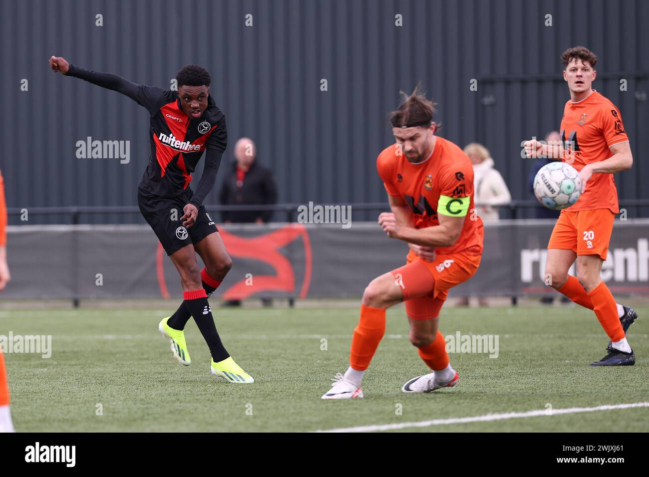 Almere, Netherlands. 17th Feb, 2024. ALMERE, 17-02-2024, Yanmar stadium ...