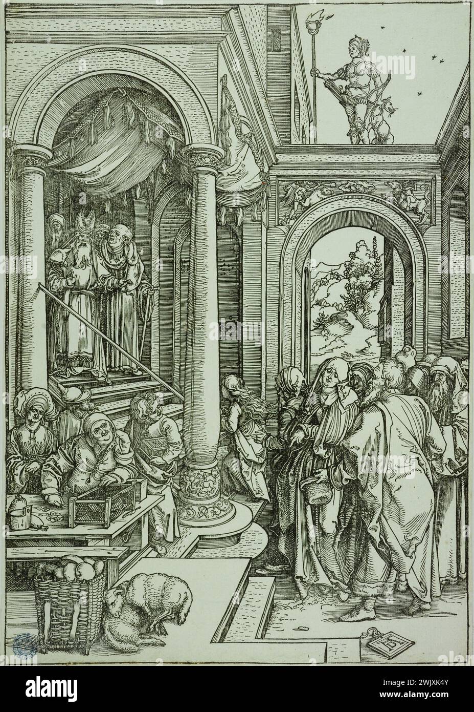Albrecht Dürer (1471-1528). "The life of the Virgin (the presentation ...