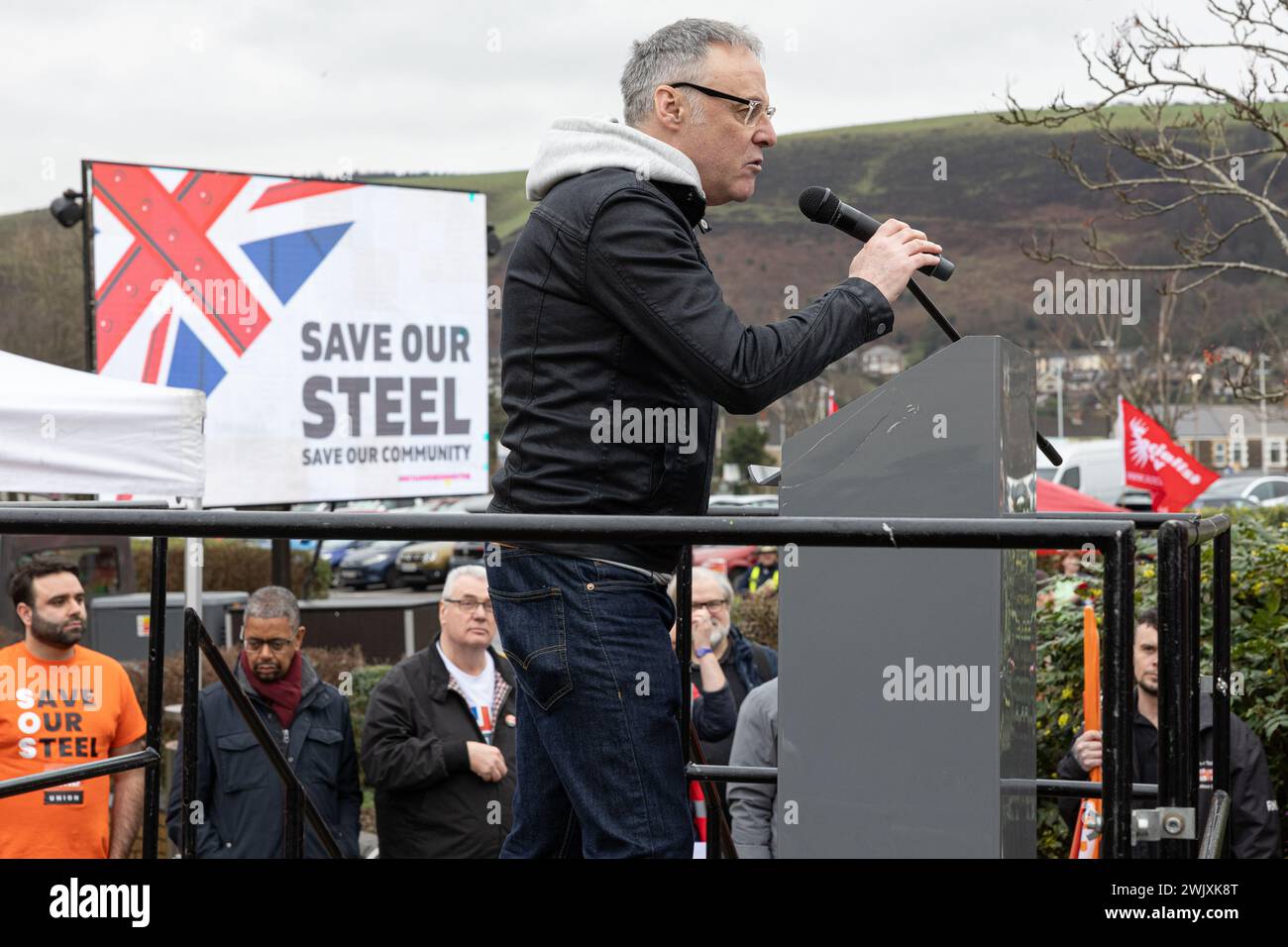 Tata steel save our steelworks hi-res stock photography and images - Alamy