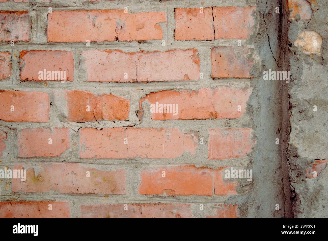 red brick wall texture background for design. Pattern of weathered old ...