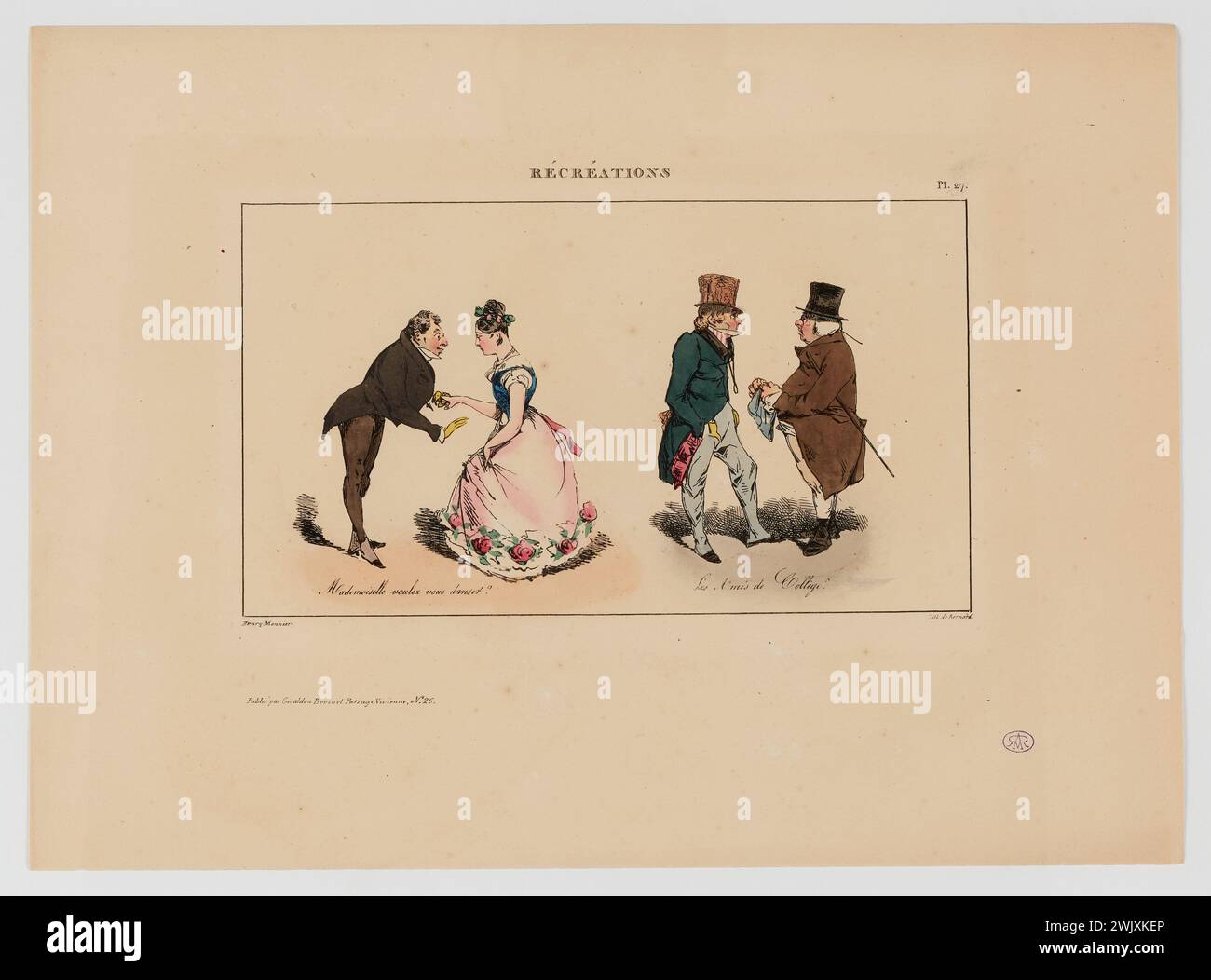 Monnier, Henry Bonaventure (N.1799-06-07-D.1877-01-03), Mademoiselle Do ...