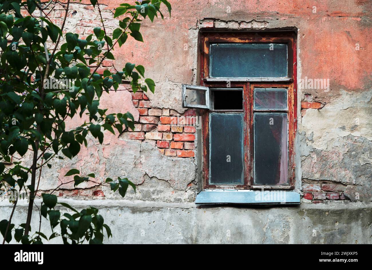 abandoned house for renovation. Abandoned old house. Ruined old house ...