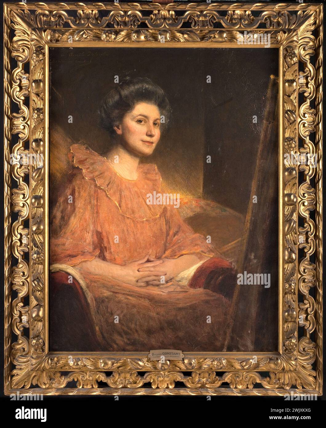 Benjamin-Constant (Jean-Joseph Constant, 1845-1902). Portrait of Angèle ...
