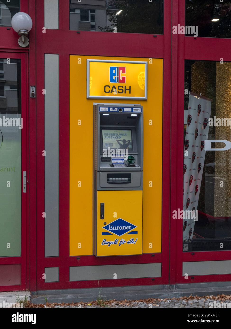 A Euronet ATM cash machine on Bismarckstraße, Charlottenburg, Berlin ...