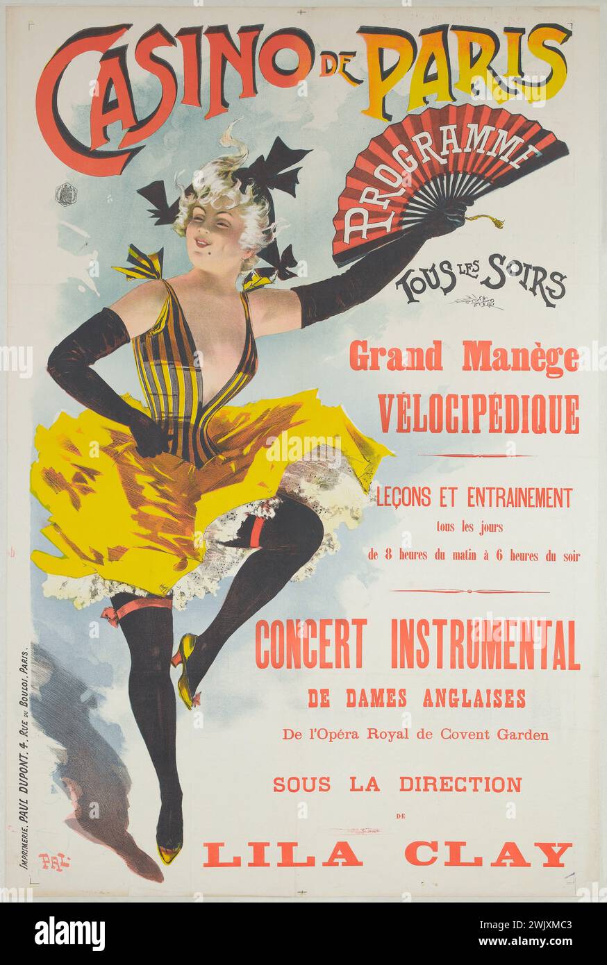Paris affiche 1900 hi-res stock photography and images - Alamy
