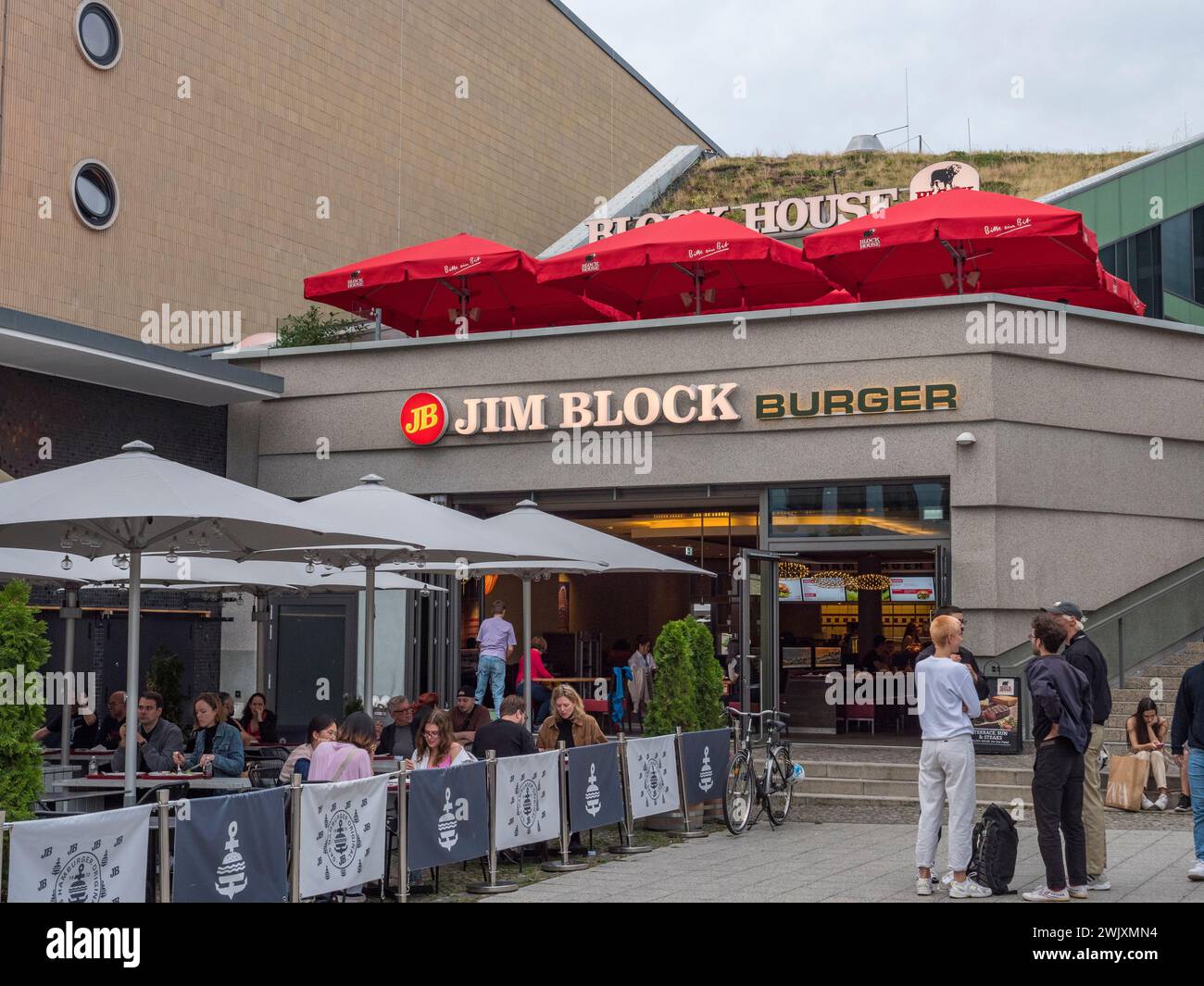 The Jim Block Burger store in Charlottenburg, Berlin, Germany Stock ...