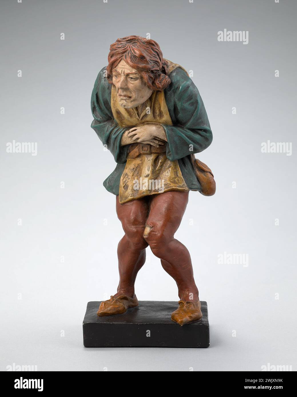 Cardona, José (n. - D.1909), Quasimodo. Polychrome plaster. Houses of ...