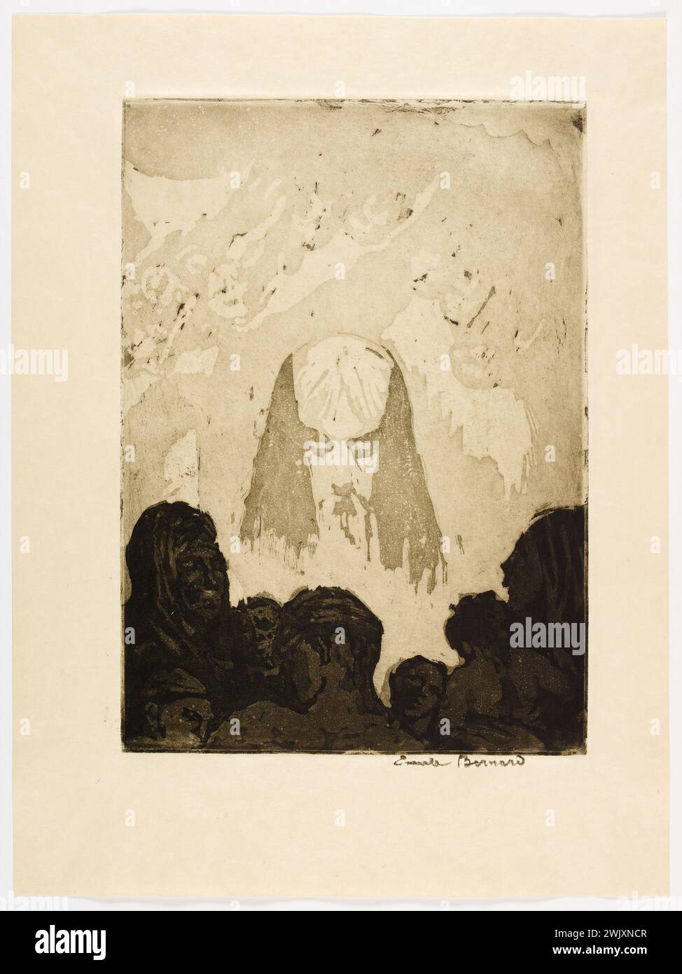 Emile Bernard (1868-1941). Continuation of original etchings, in 1st ...