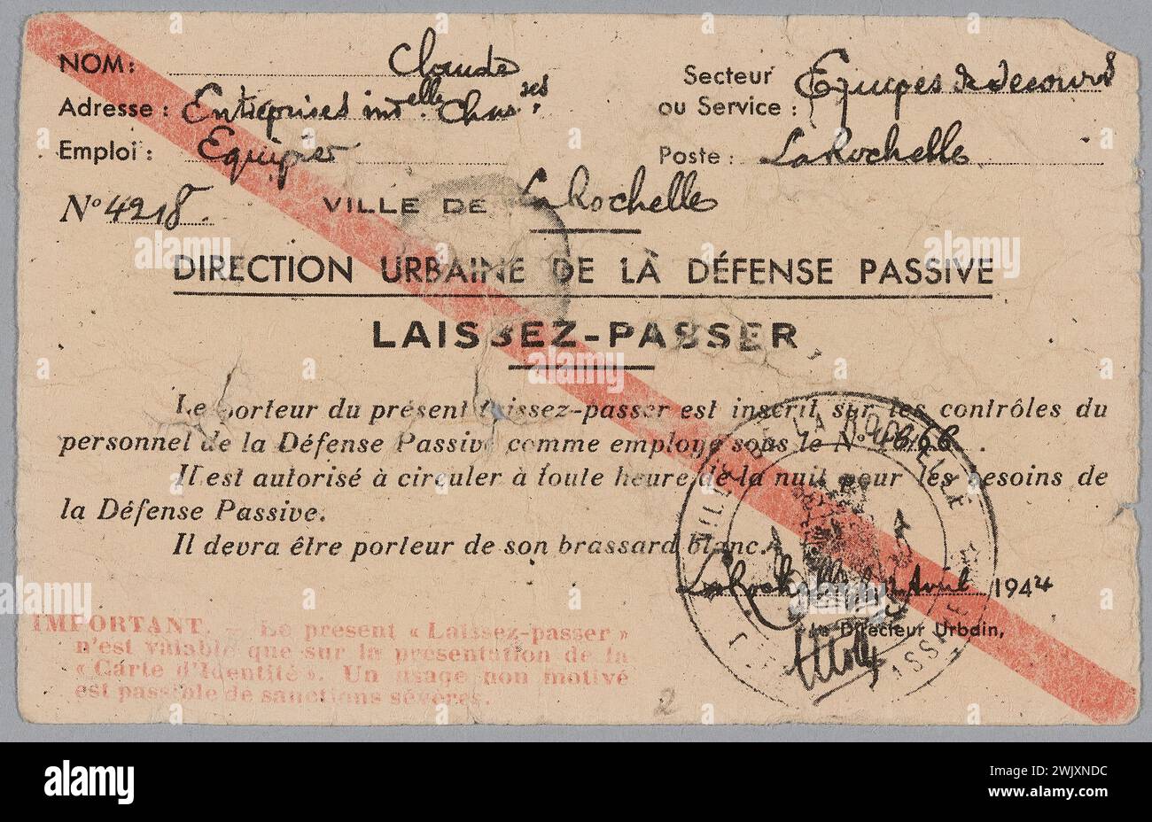 Let pass from the urban direction of passive defense (reproduction ...