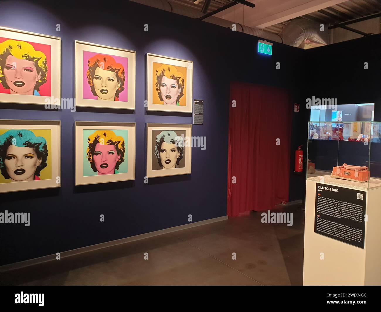 Artwork „Kate Moss“ by Banksy in the exhibition „The Mystery of Banksy ...