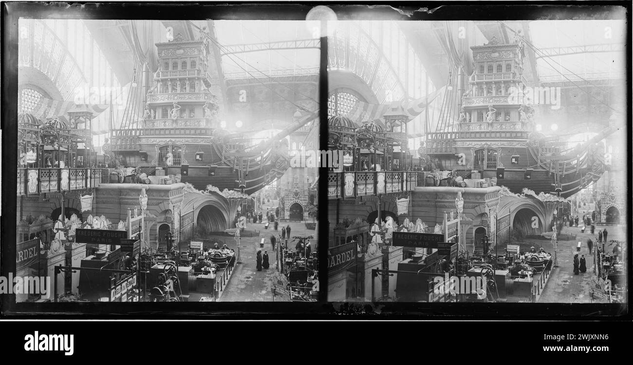 Universal exhibition of 1900: the French section of food in the old ...