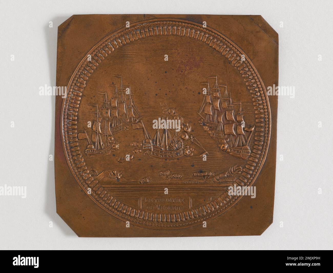 Anonymous. "The triumph of the avenger". Copper pushed. June 1, 1794 ...
