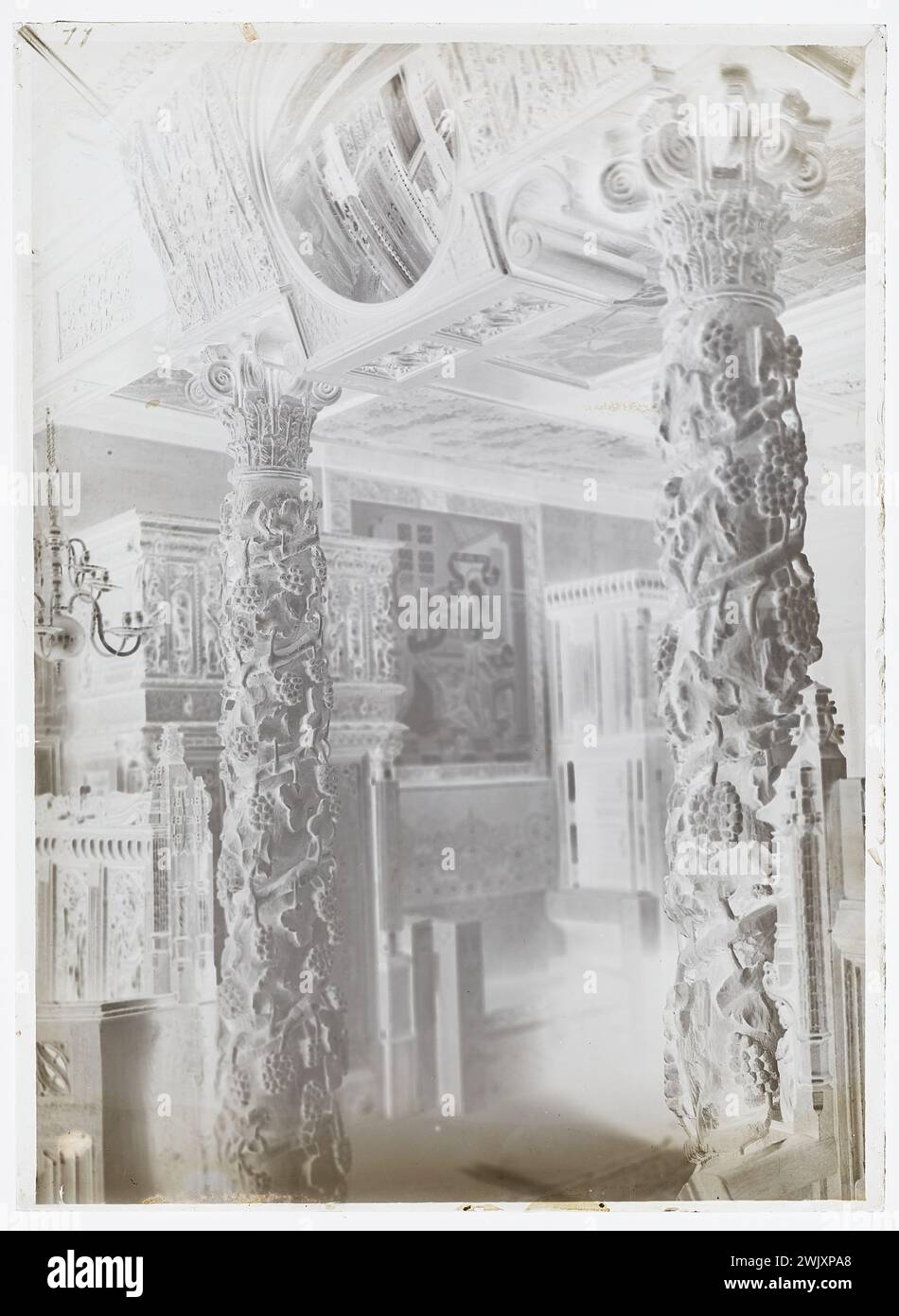 Anonymous, the oak gallery in Hauteville House (dummy title). Houses of ...