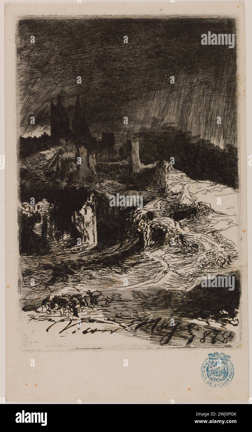 Charles-Jean-Louis Courtry (1846-1897) (According to Victor Hugo). "L ...