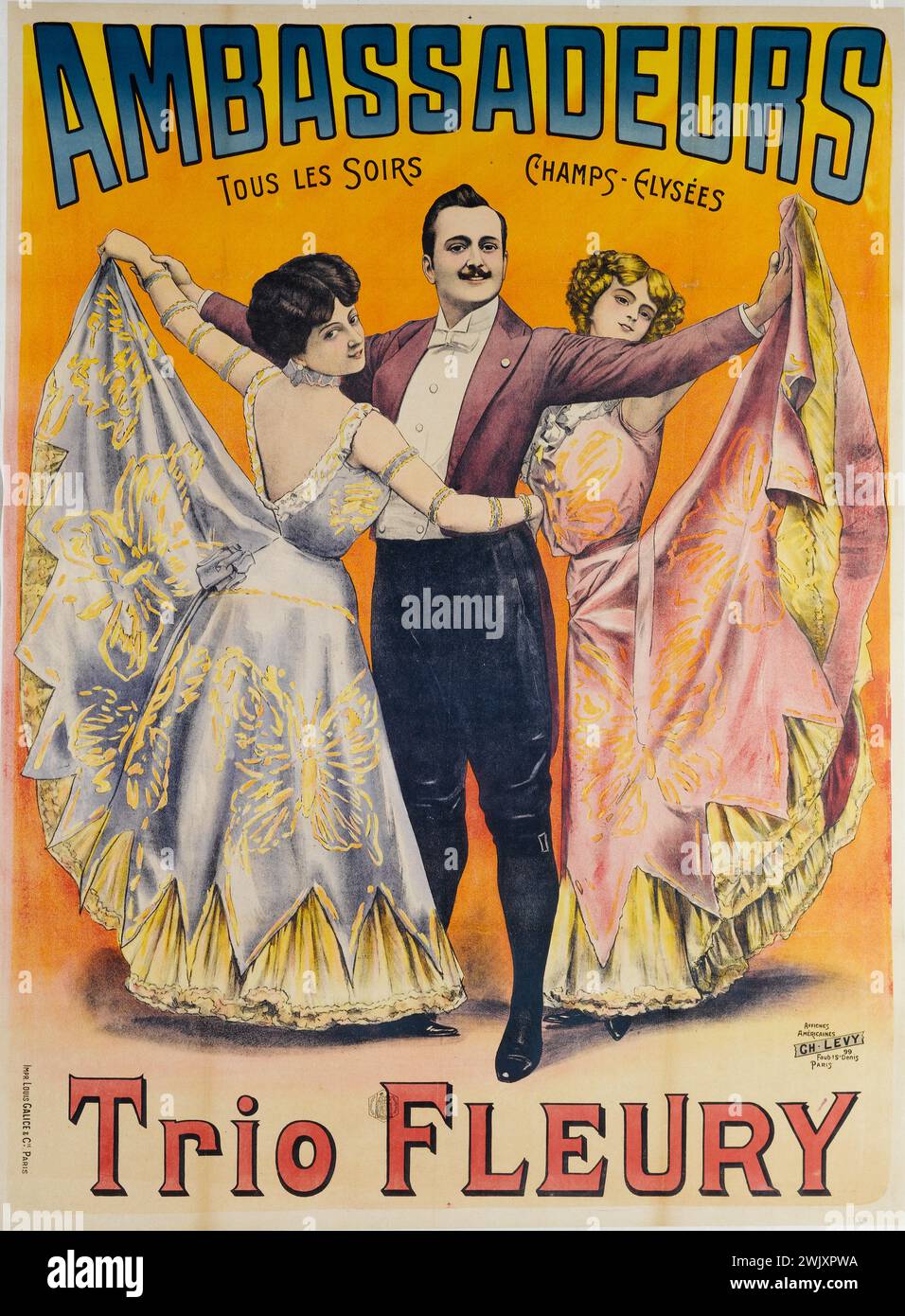 Charles Lévy. Louis Galice (1864-1935). Ambassadors, Trio Fleury ...