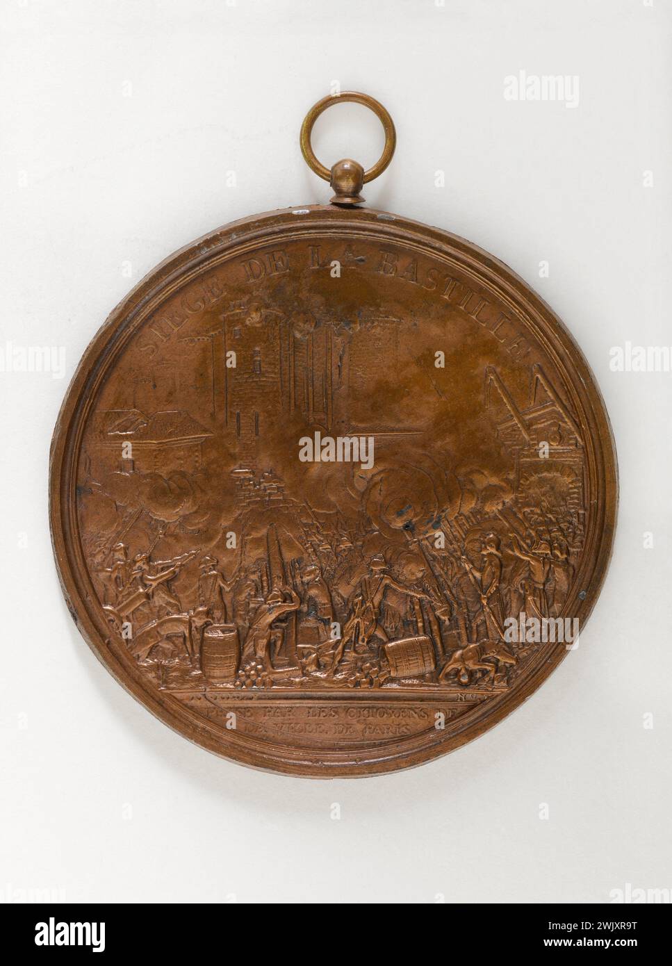 Bertrand Andrieu (1761-1822). "Capture of the Bastille". Bronze. July ...