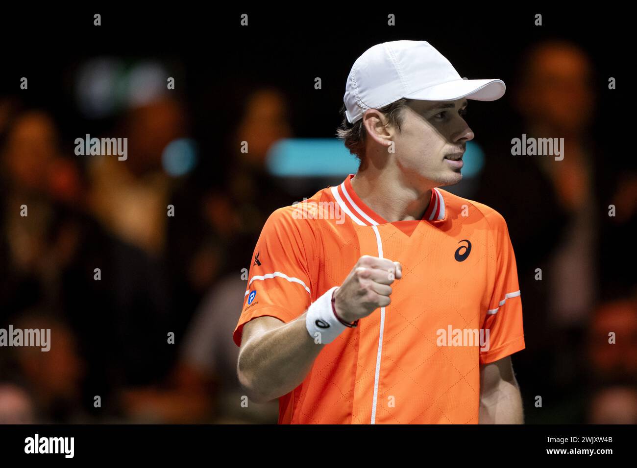 ROTTERDAM - Alex de Minaur (Australia) in action against Grigor ...