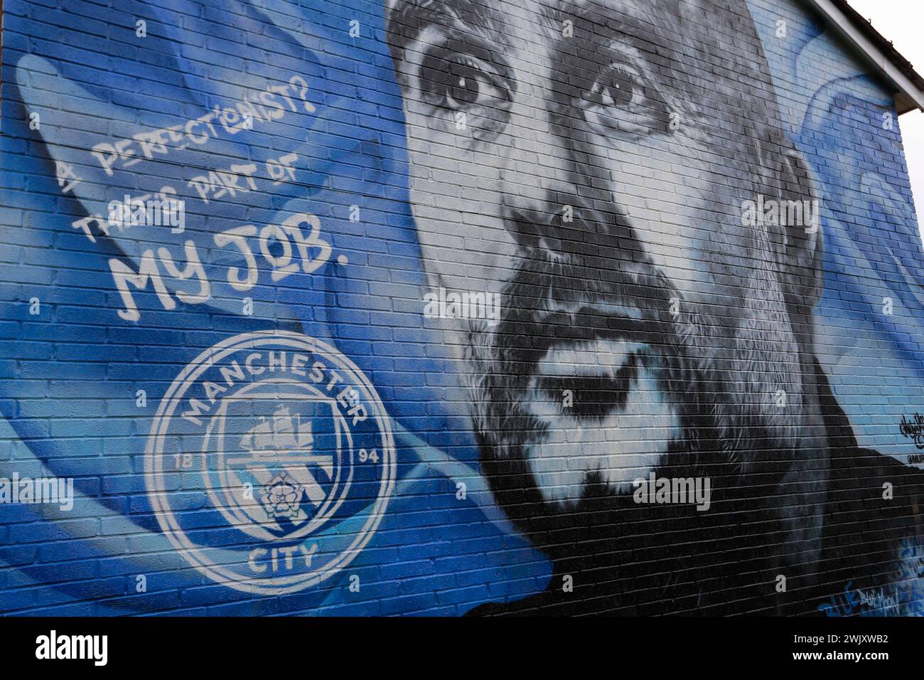 Pep guardiola mural hi-res stock photography and images - Alamy
