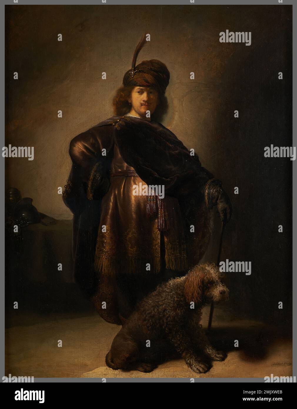 Rembrandt van rijn artist in his studio hi-res stock photography and ...