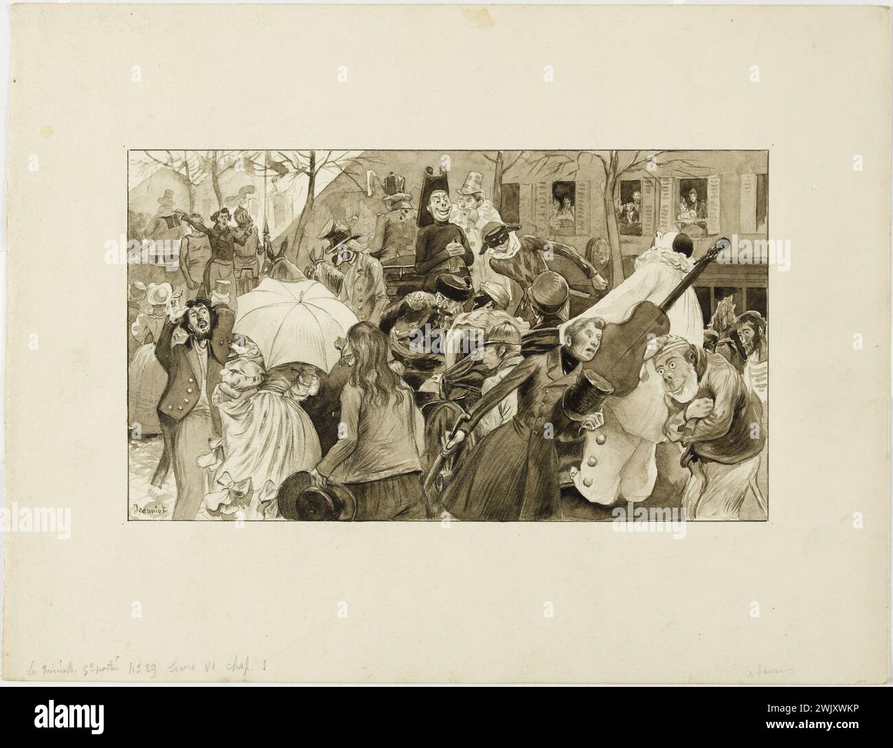 Georges Jeanniot (1848-1934). "February 16, 1833. Illustration for" Les ...
