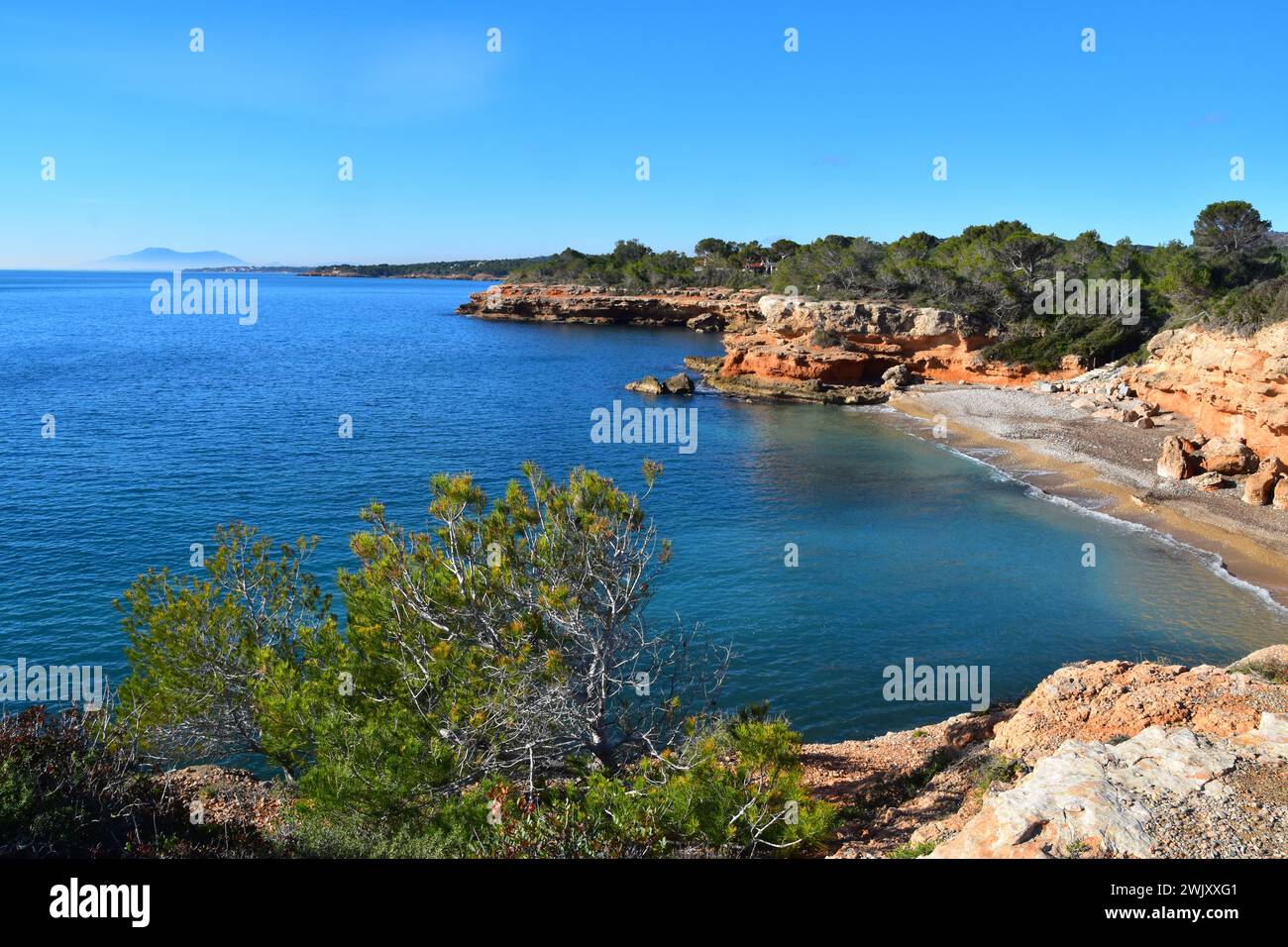 Gran Recorrido GR 92, Costa Dorada, Spain Stock Photo - Alamy