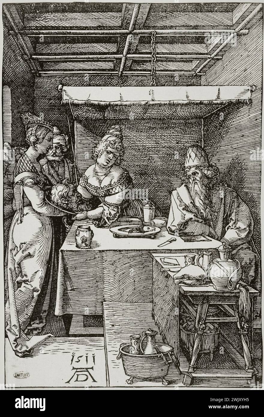 Albrecht Dürer (1471-1528). "Salomé brings to Herodiade the head of ...