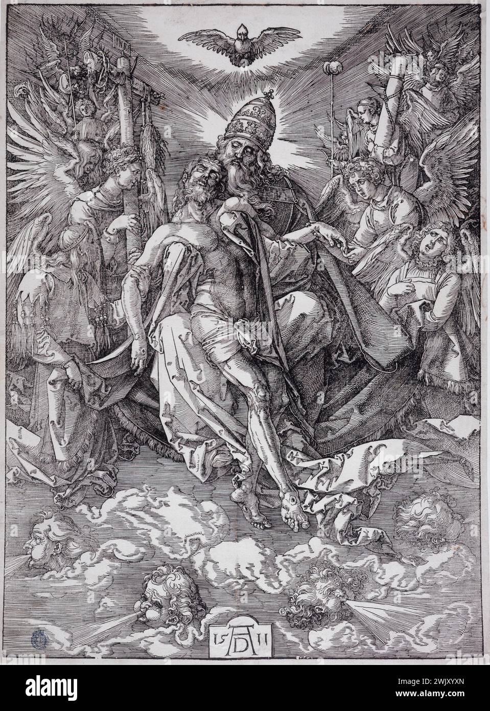 Albrecht Dürer (1471-1528). "The Holy Trinity. Bartsch 122". Wood ...