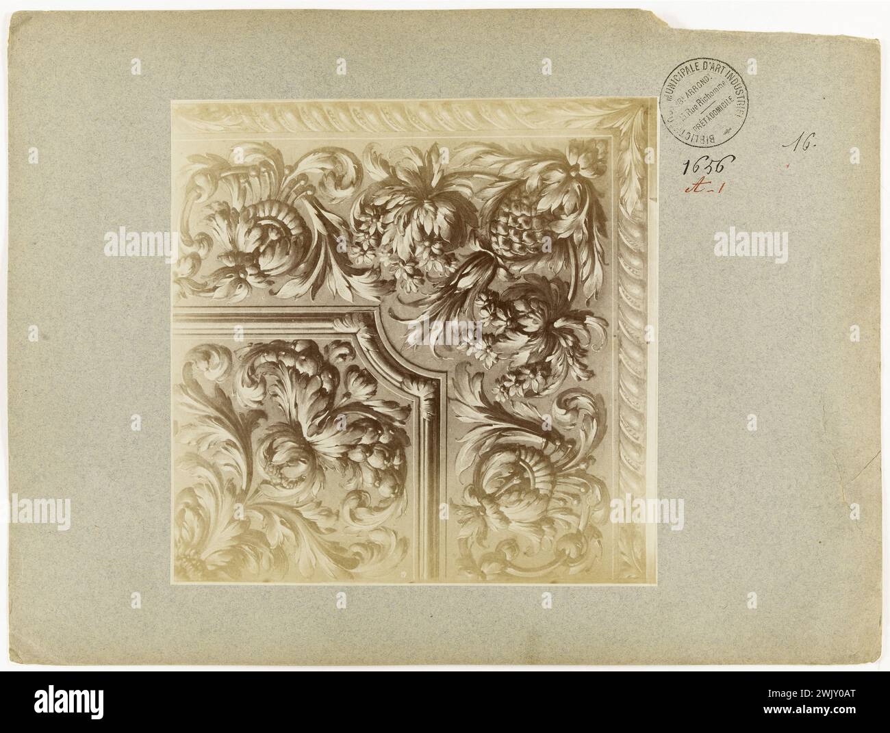 Anonymous. Collection of ornamental patterns - Industrial drawing by ...