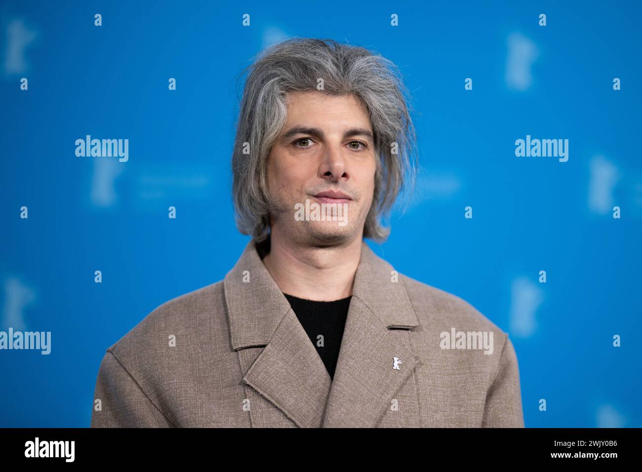 Berlin, Germany. 17th Feb, 2024. Actor Micha Lescot stands at the ...