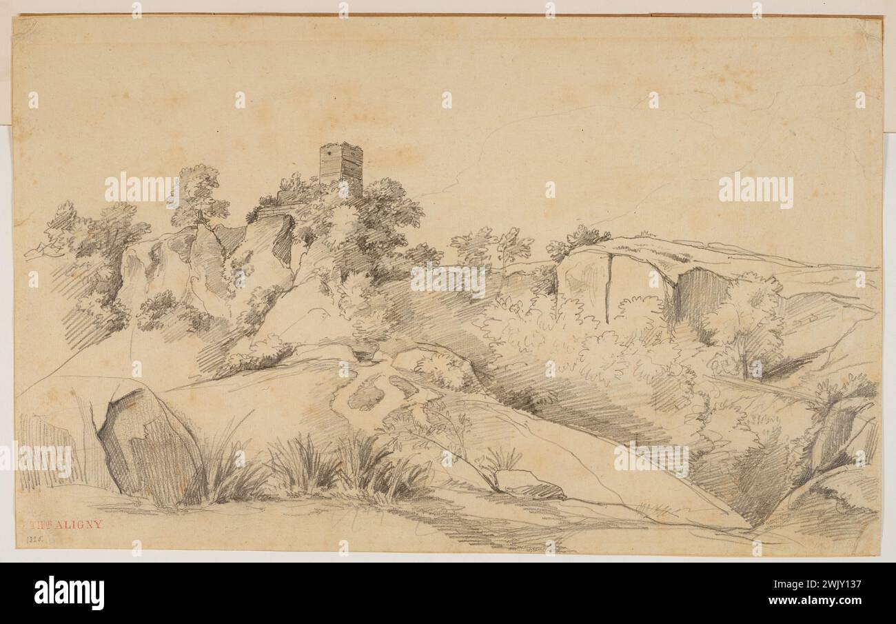 Caruelle d'Aligny, Théodore Claude Félix (n.1798-01-24-D.1871-02-24 ...