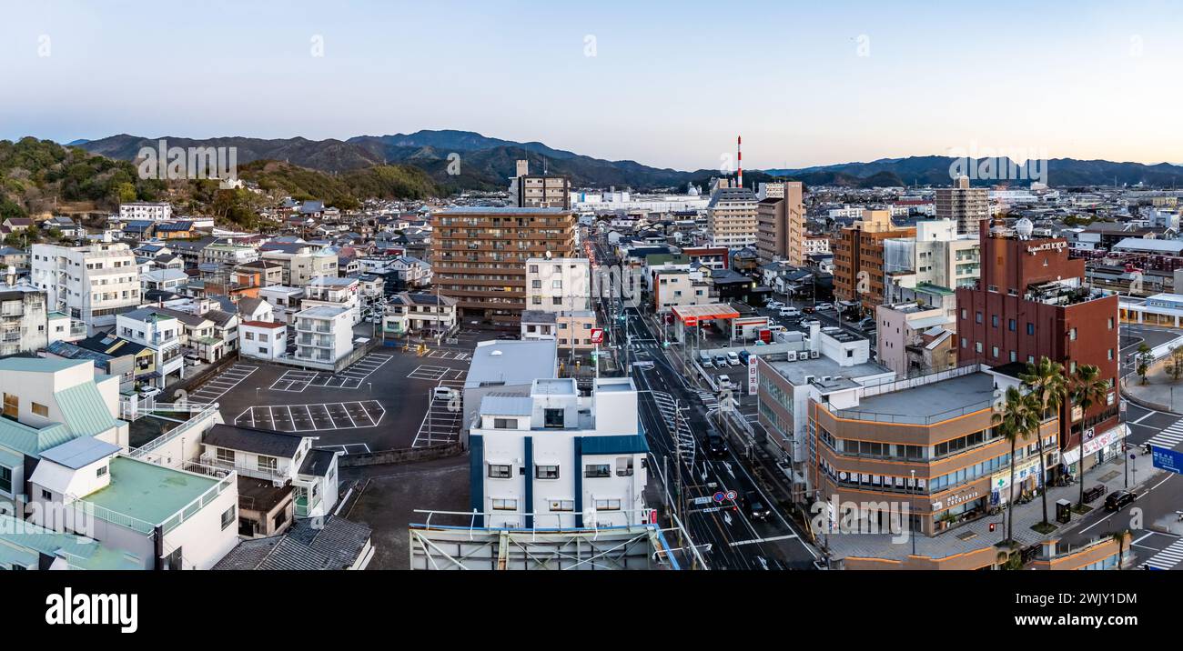 Streets of the city Nobeoka 延岡市, Japan Stock Photo - Alamy