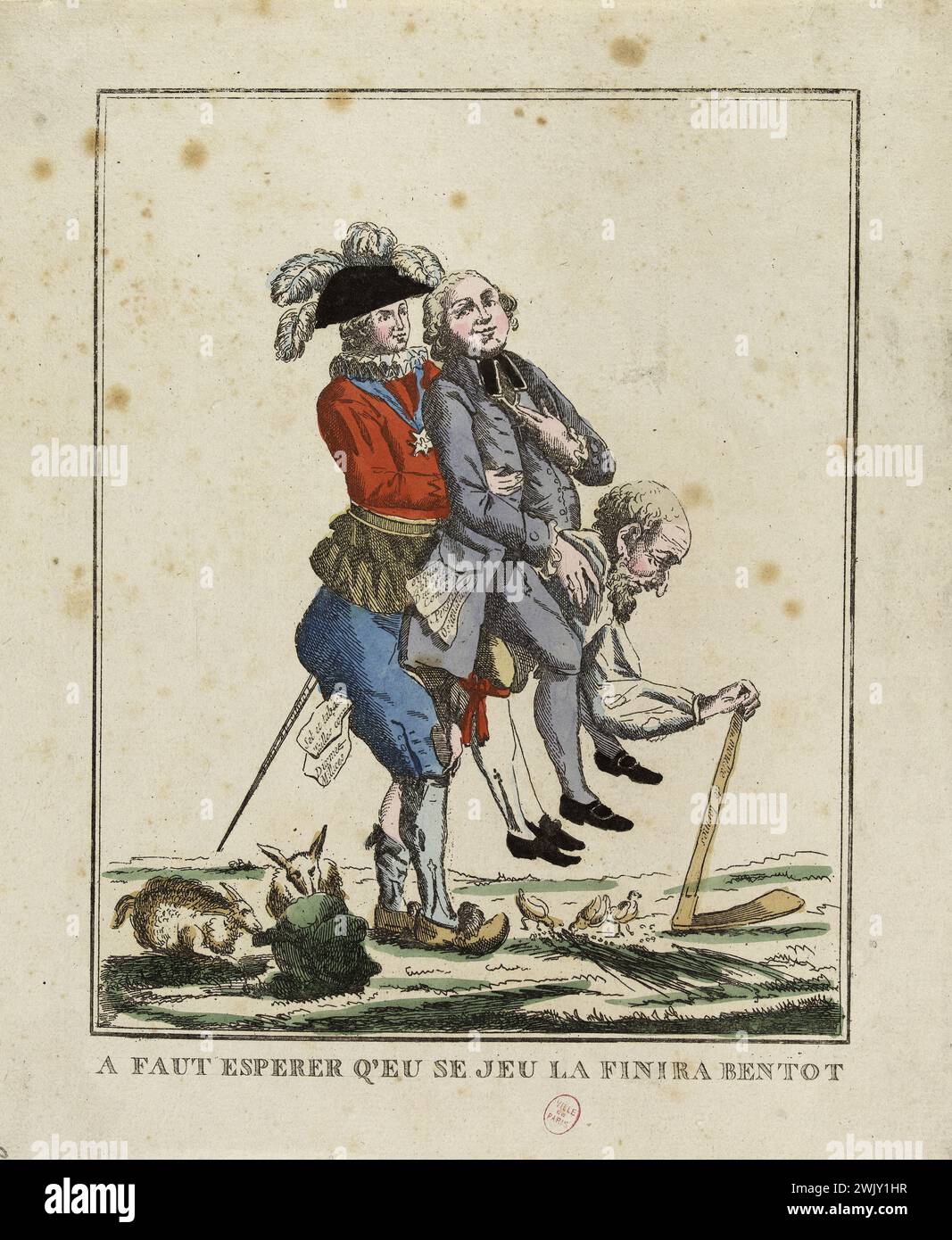 Caricature french revolution hi-res stock photography and images - Alamy