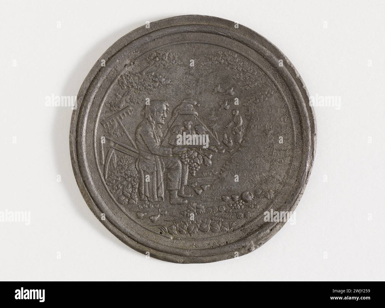 Anonymous. "Allegory of the three orders". Tin. 1789. Paris, Carnavalet ...