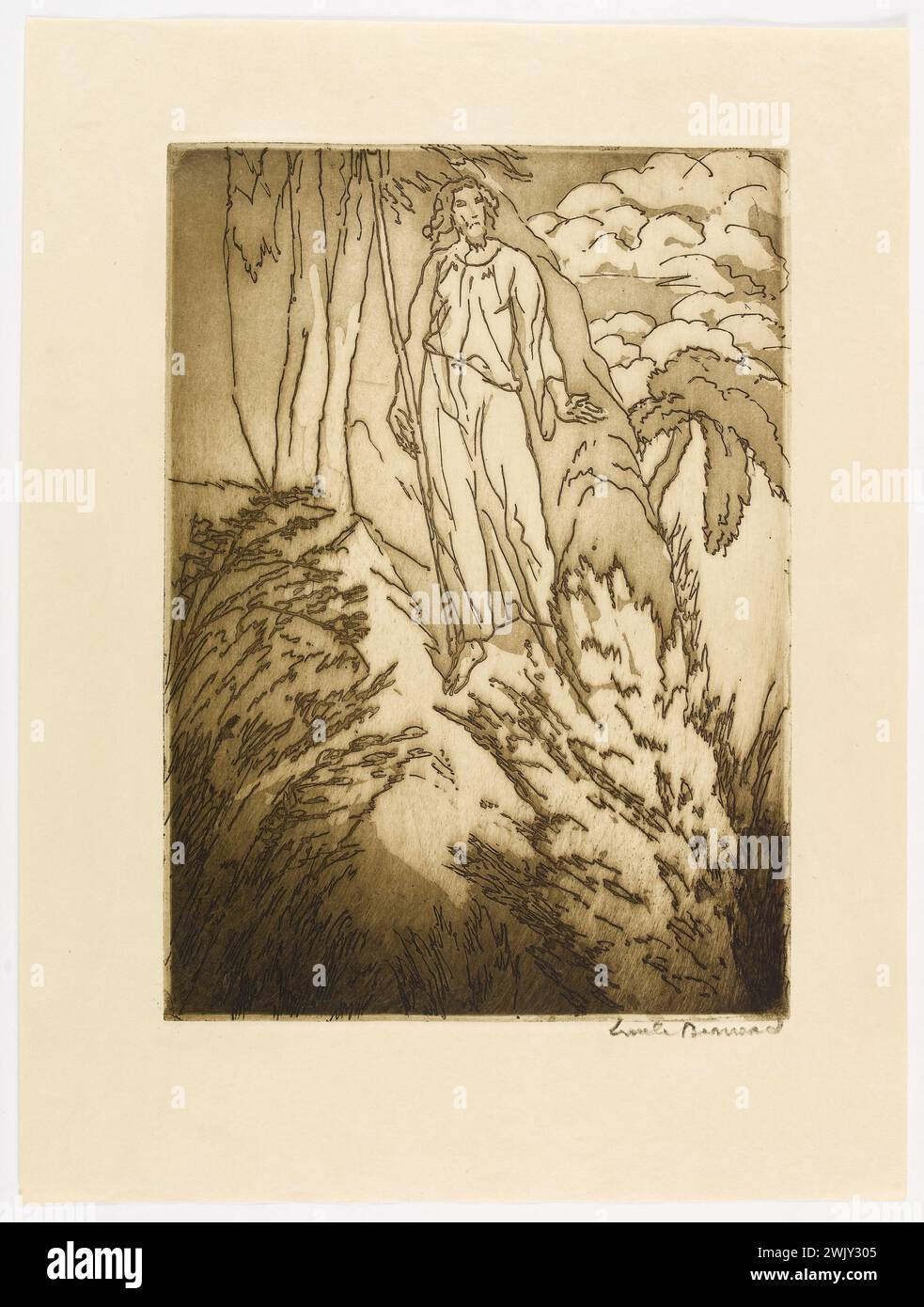 Emile Bernard (1868-1941). Continuation of original etchings, in 1st ...