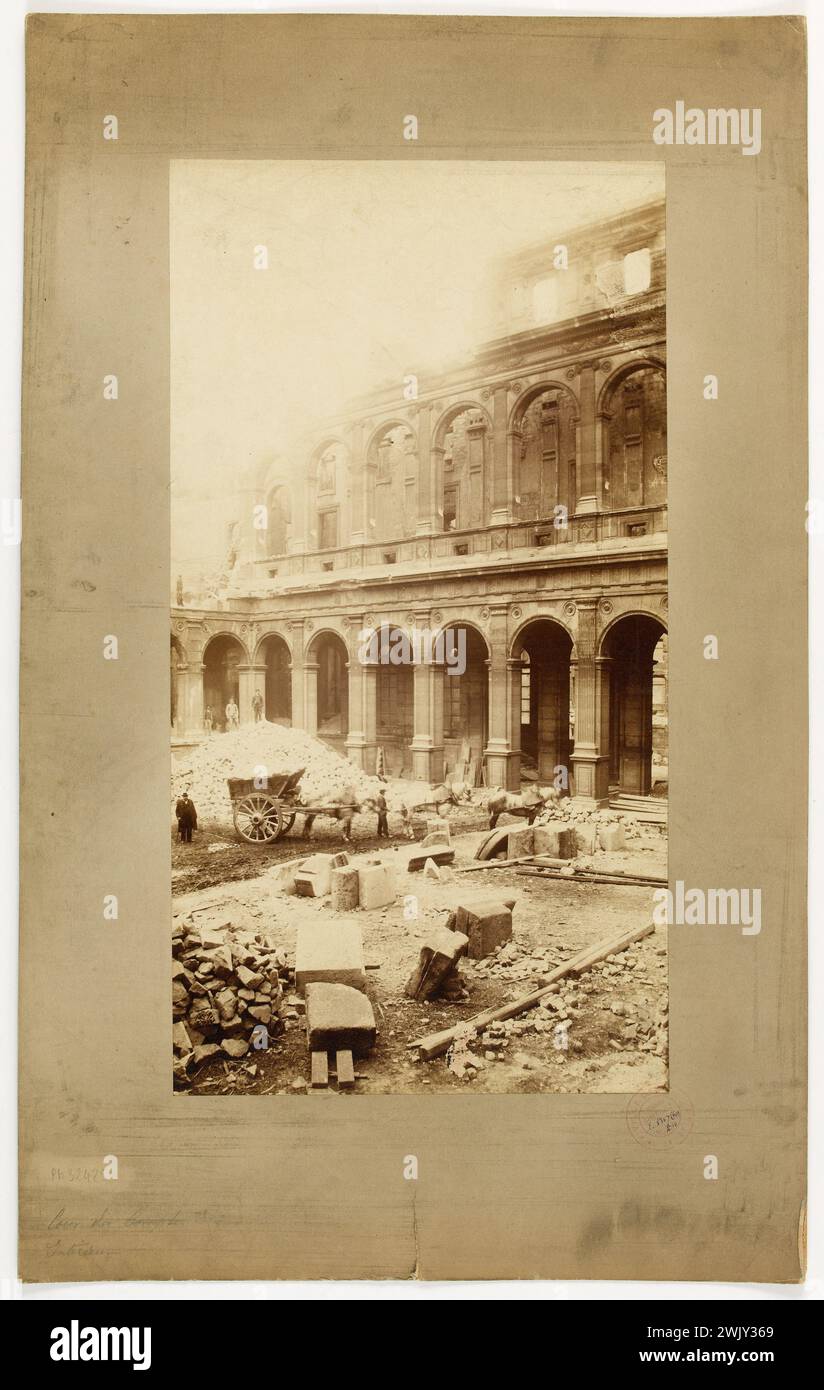 Court of Auditors under construction. Paris (1 arr.). Anonymous ...
