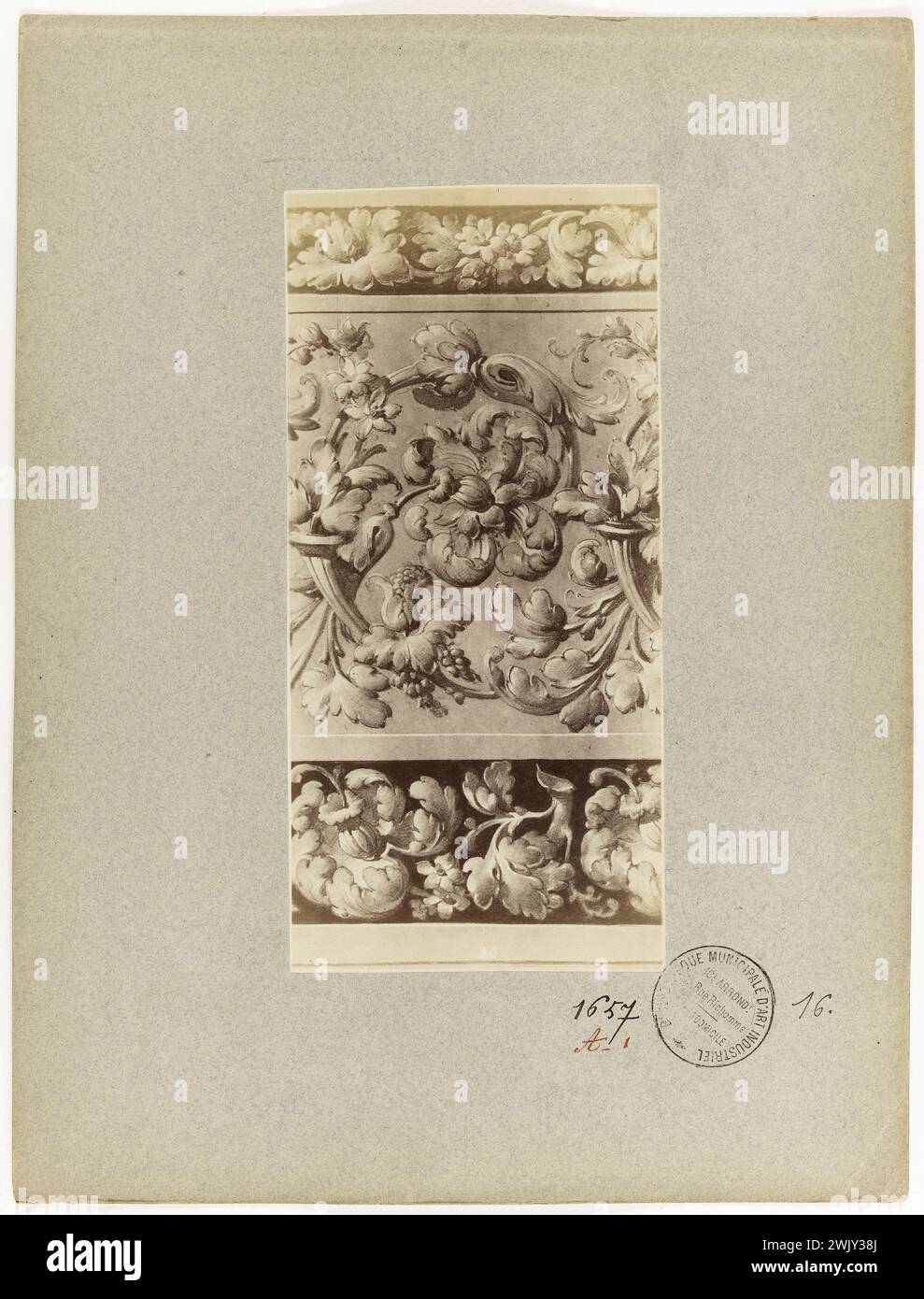 Anonymous. Collection of ornamental patterns - Industrial drawing by ...