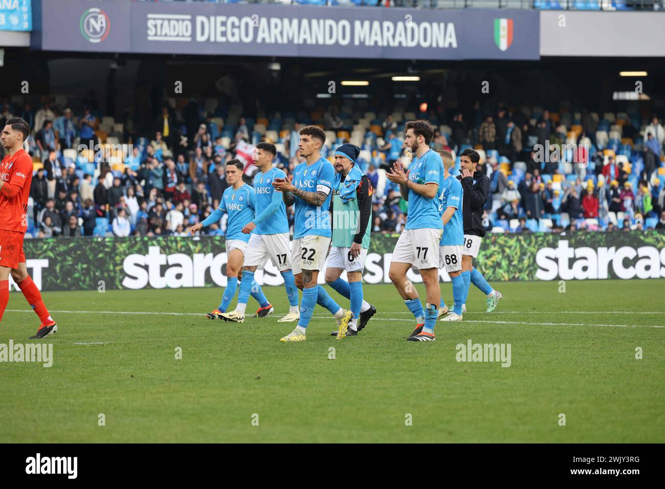 Napoli, Campania, ITALIA. 17th Feb, 2024. 17/02/2024 Naples, Diego ...