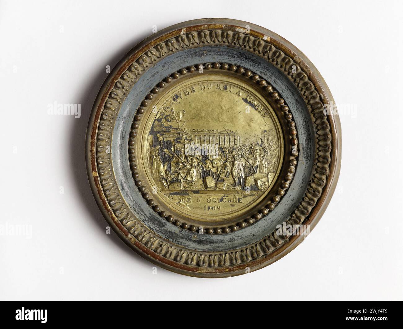 Bertrand Andrieu (1761-1822). Arrival of the king in Paris, October 6 ...