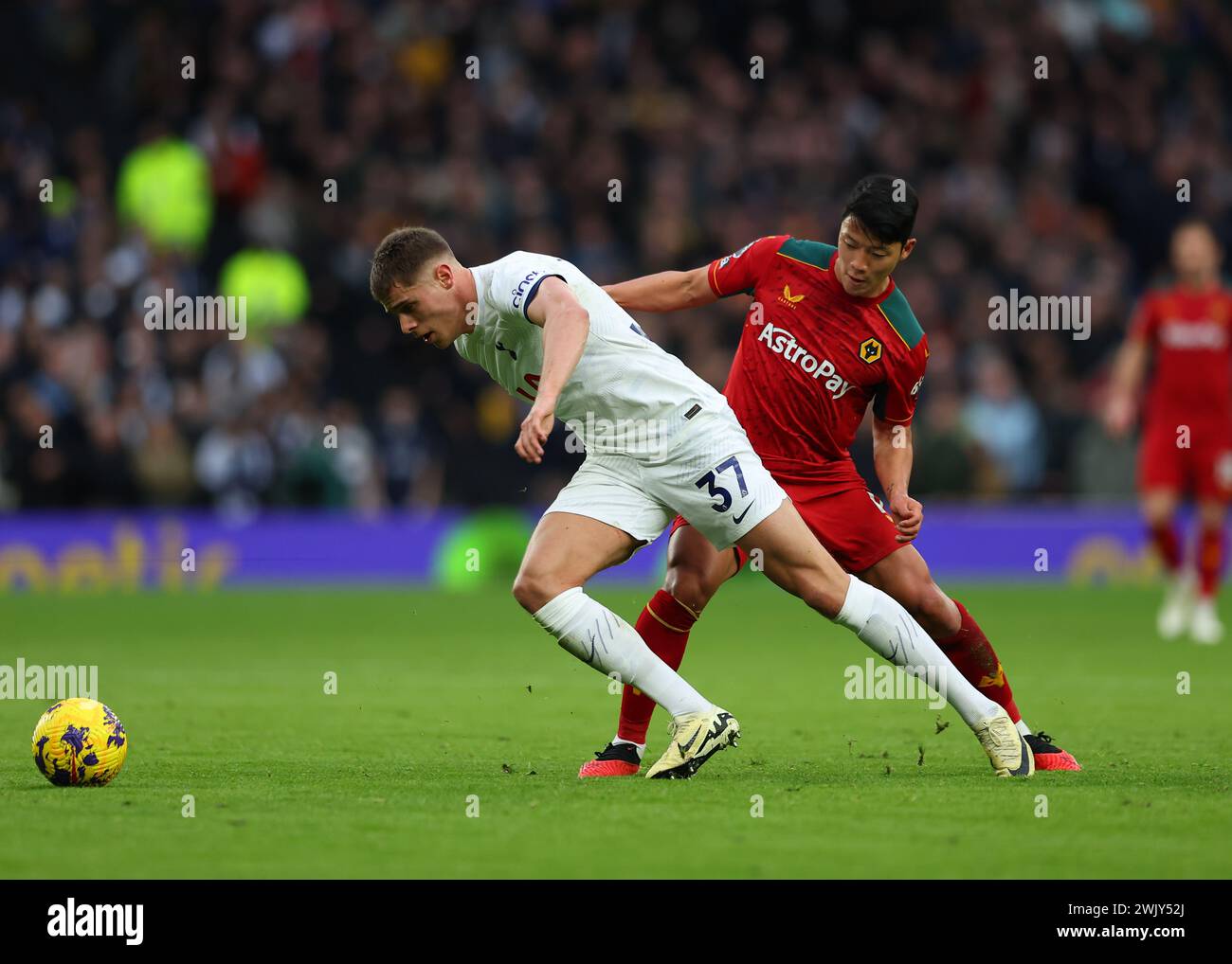 Tottenham Hotspur Stadium, London, UK. 17th Feb, 2024. Premier League ...