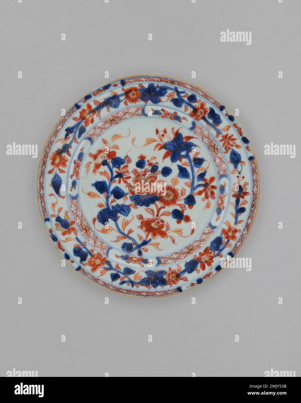 Unknown, plate, imitation imitation decor (). Ceramics, porcelain ...