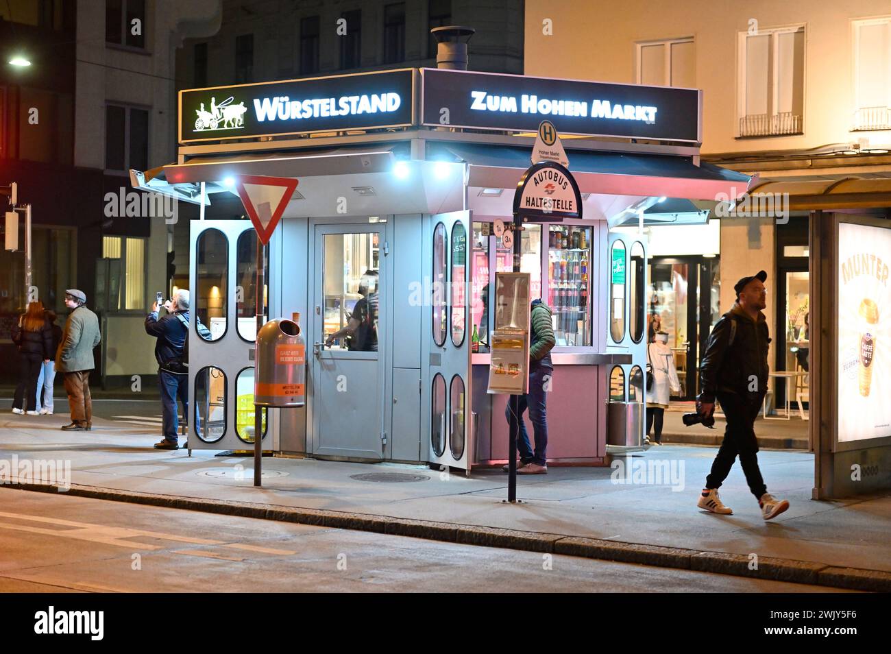 Traditional austrian sausage stand hi-res stock photography and images ...