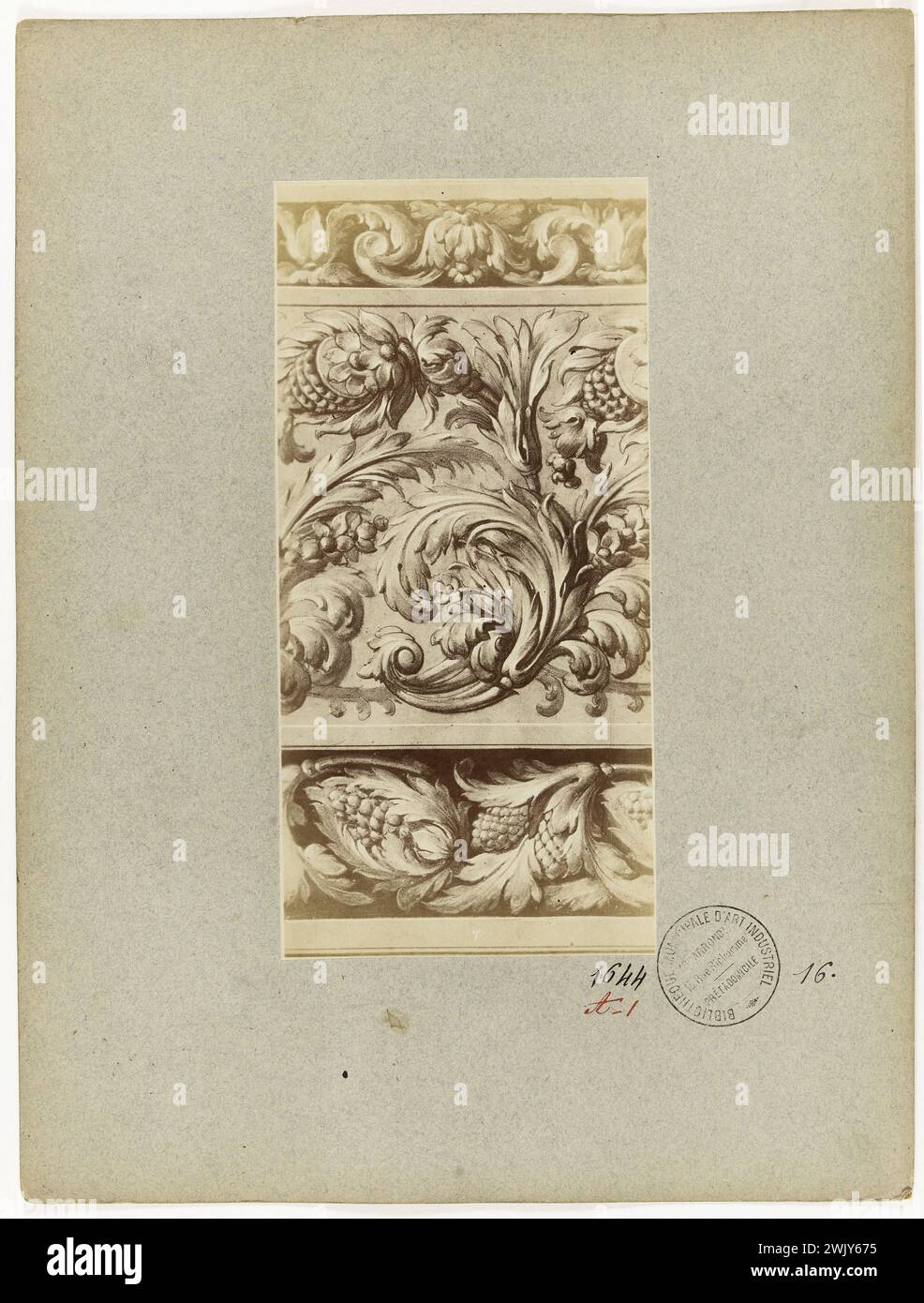 Anonymous. Collection of ornamental patterns - Industrial drawing by ...
