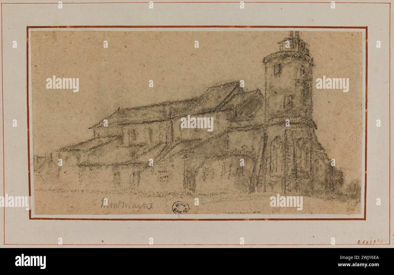 Georges Michel (1763-1843). "Collection of drawings: Montmartre", Paris ...