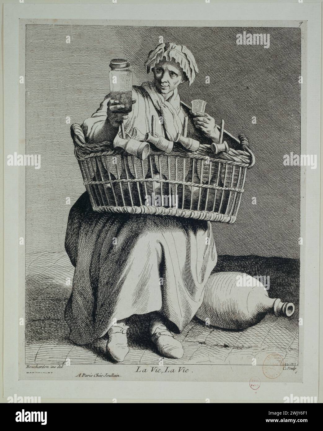 Caylus/According to Edme Bouchardon. "Life, life". Engraving. Paris ...